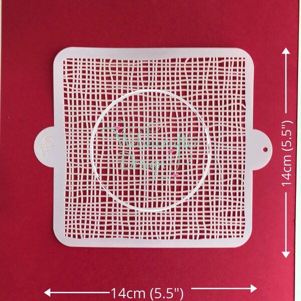 Burlap Stencil - Etsy