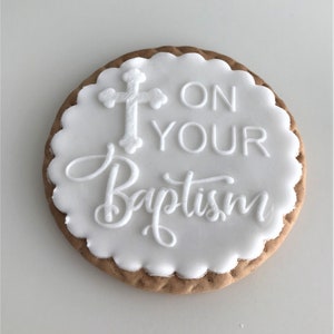 On Your Baptism Embosser Stamp. Naming Ceremony. New Baby. - Etsy UK