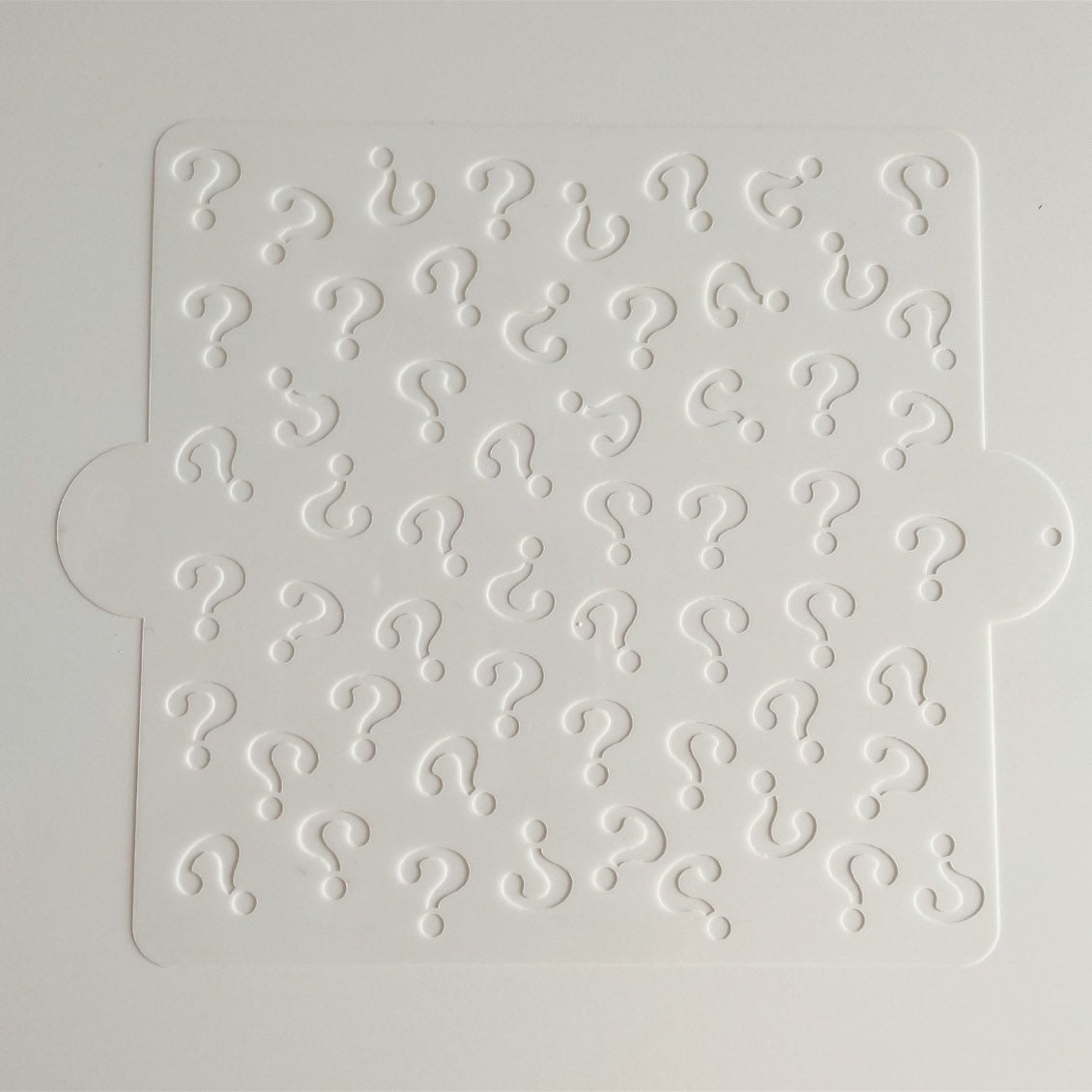 Question Marks Stencil. | Etsy