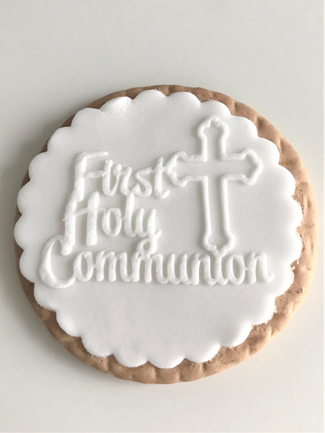 First Holy Communion Embosser Stamp Style 2. Acrylic Icing | Etsy