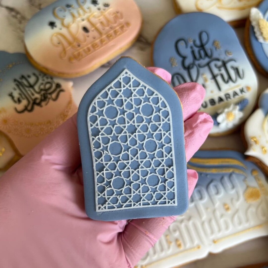 Islamic Window Embosser Stamp and Cookie Cutter Set. Eid Ramadan Design ...