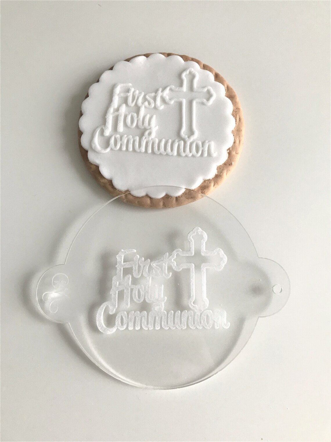 First Holy Communion Embosser Stamp Style 2. Acrylic Icing - Etsy