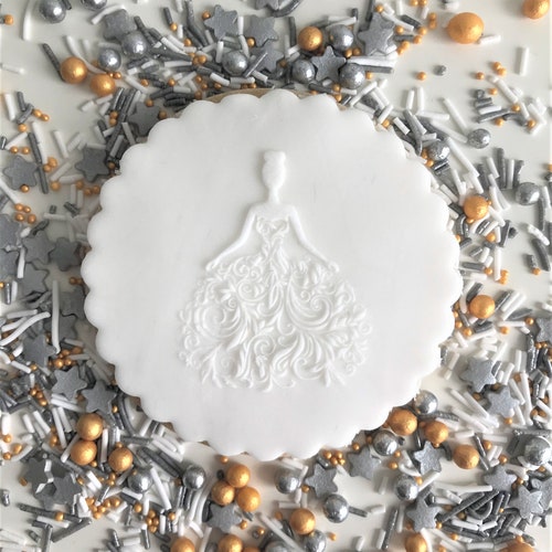 Flower Acrylic Debosser Fondant Stamp for Cookies Cupcakes | Etsy