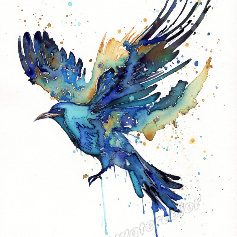 Raven Art - Etsy