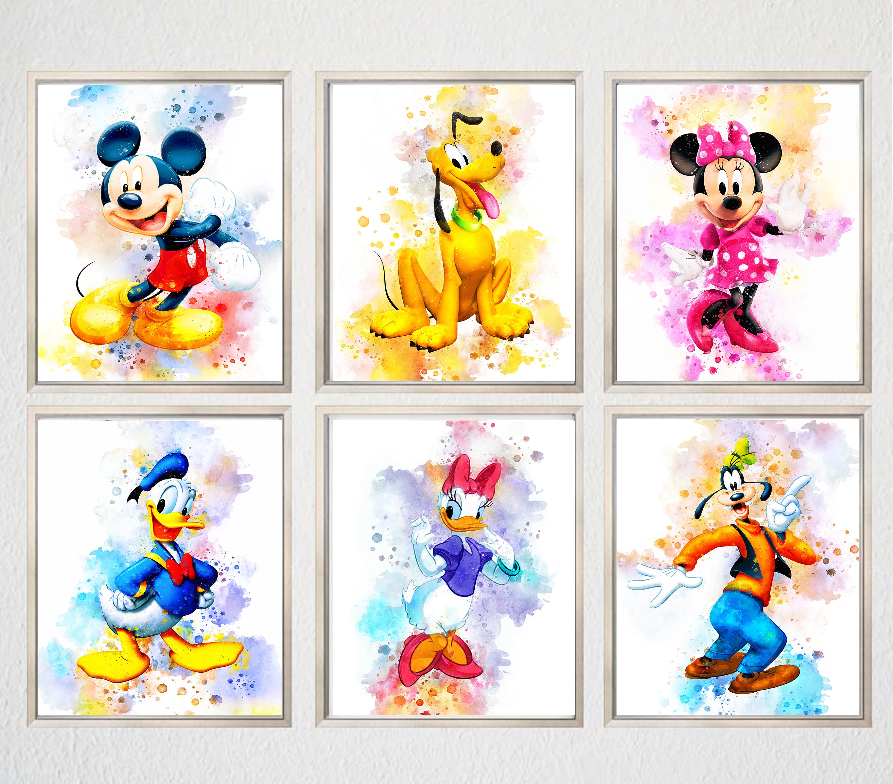 Set 6 DISNEY PRINTABLE ART Disney Print Disney Poster Disney - Etsy UK