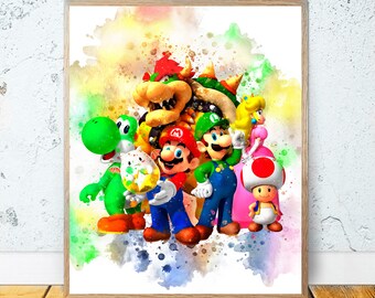 Super Mario Print | Etsy