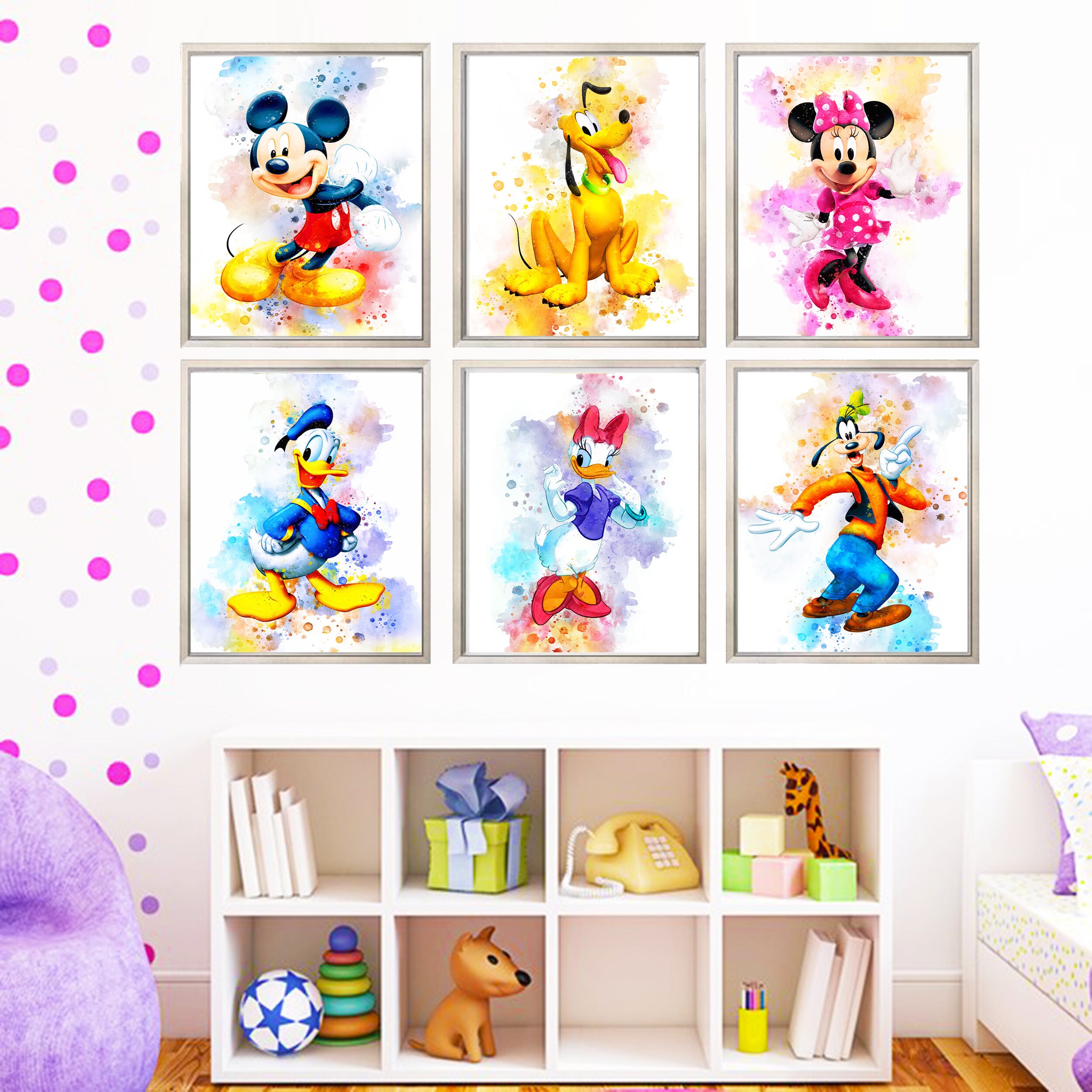 Set 6 DISNEY PRINTABLE ART Disney Print Disney Poster Disney - Etsy UK