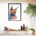 Lynx Watercolor PRINTABLE ART Lynx Print Instant Download Lynx Poster ...