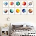 Solar System Set of 10 Watercolor Planets PRINTABLE ART Planet Space ...