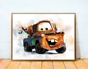 Tow Mater Art - Etsy