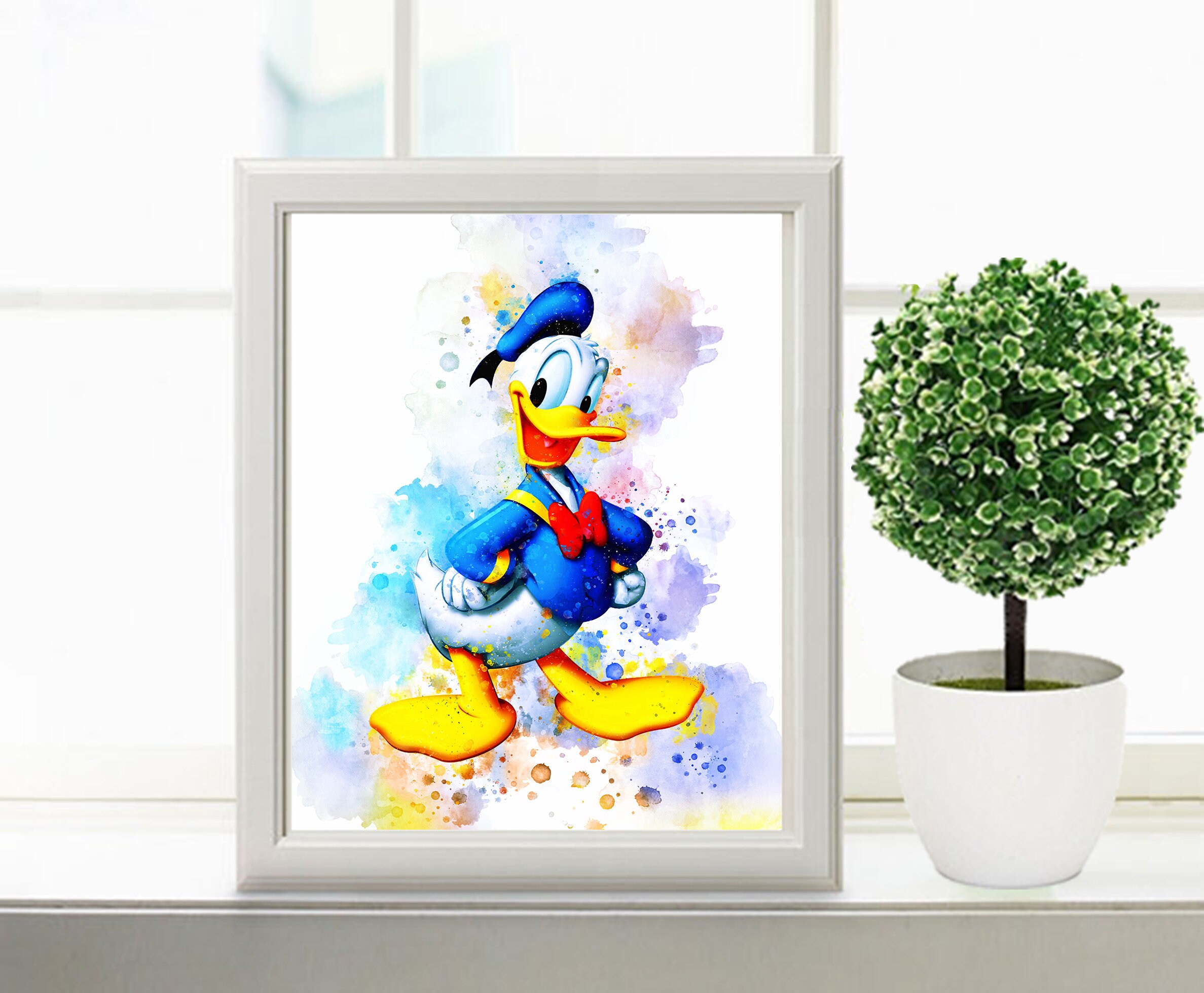 DONALD DUCK Print Donald Printable Art Donald Poster Donald | Etsy