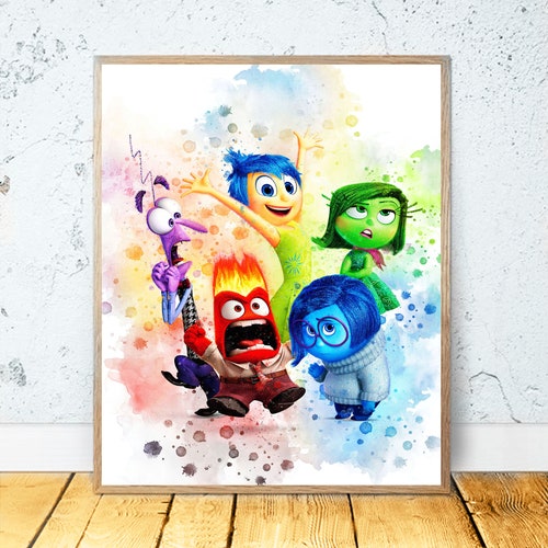 Inside Out Print Pixar Inside Out Joy Sadness Printable - Etsy