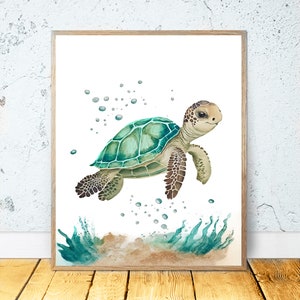 Set of 6 Baby Animals, PRINTABLE WALL ART, Boy Nursery Decor ...