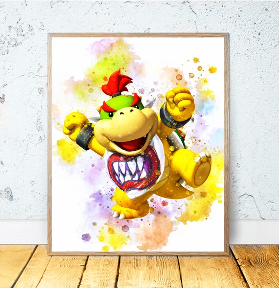 Wall Hangings Mario Print Super Mario Print DIGITAL DOWNLOAD Video Game ...