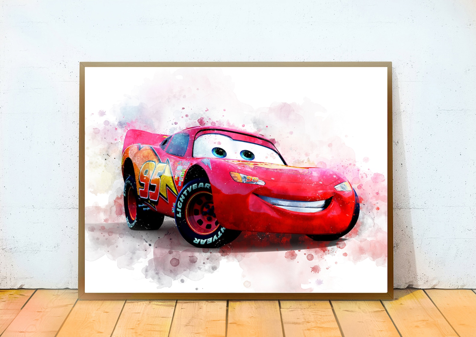 Set of 6 Disney Cars PRINTABLE ART Disney Cars Poster Birthday Disney ...