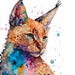 Lynx Watercolor PRINTABLE ART Lynx Print Instant Download Lynx Poster ...