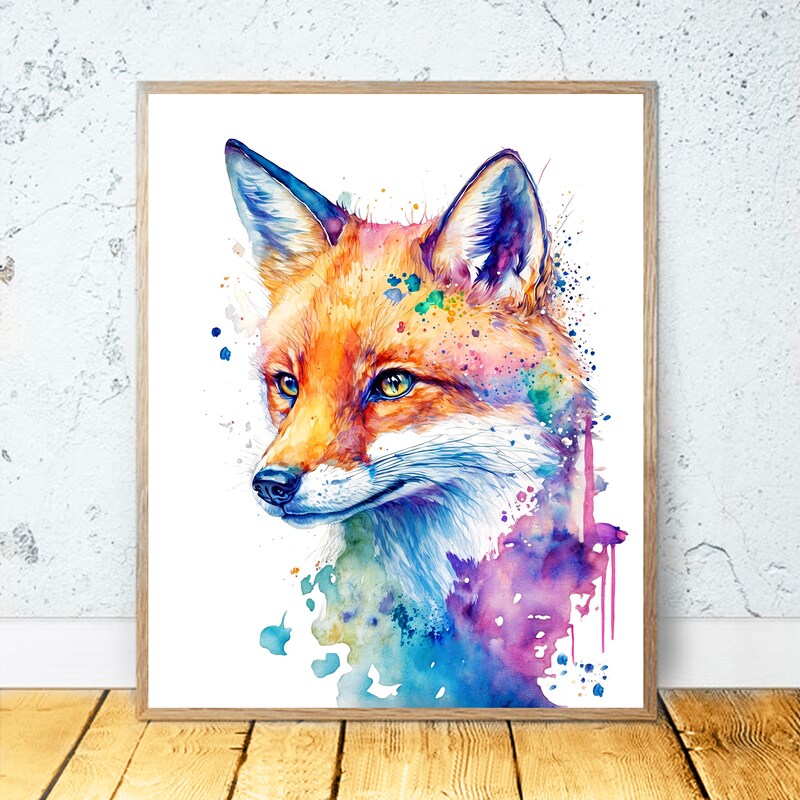 Fox Art - Etsy