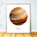 Solar System Set of 10 Watercolor Planets PRINTABLE ART Planet Space ...