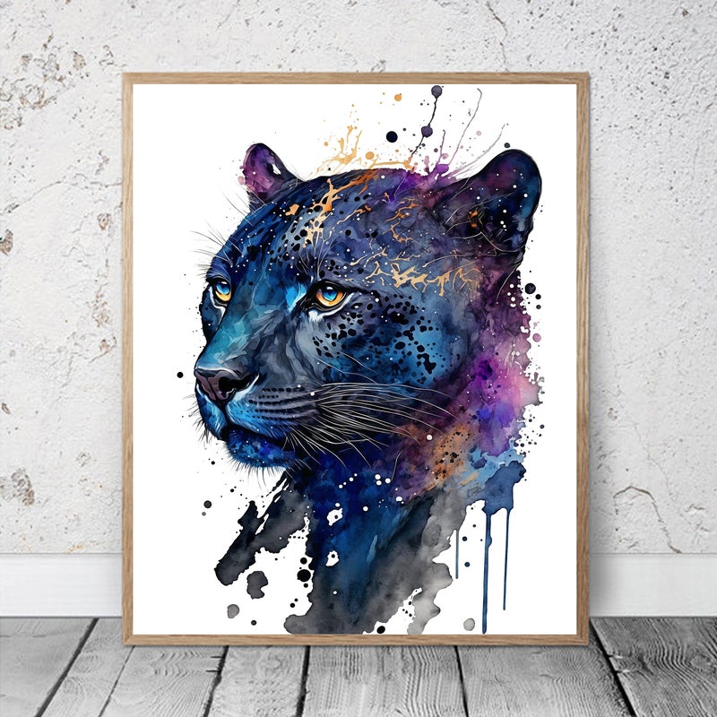 Panther Painting - Etsy