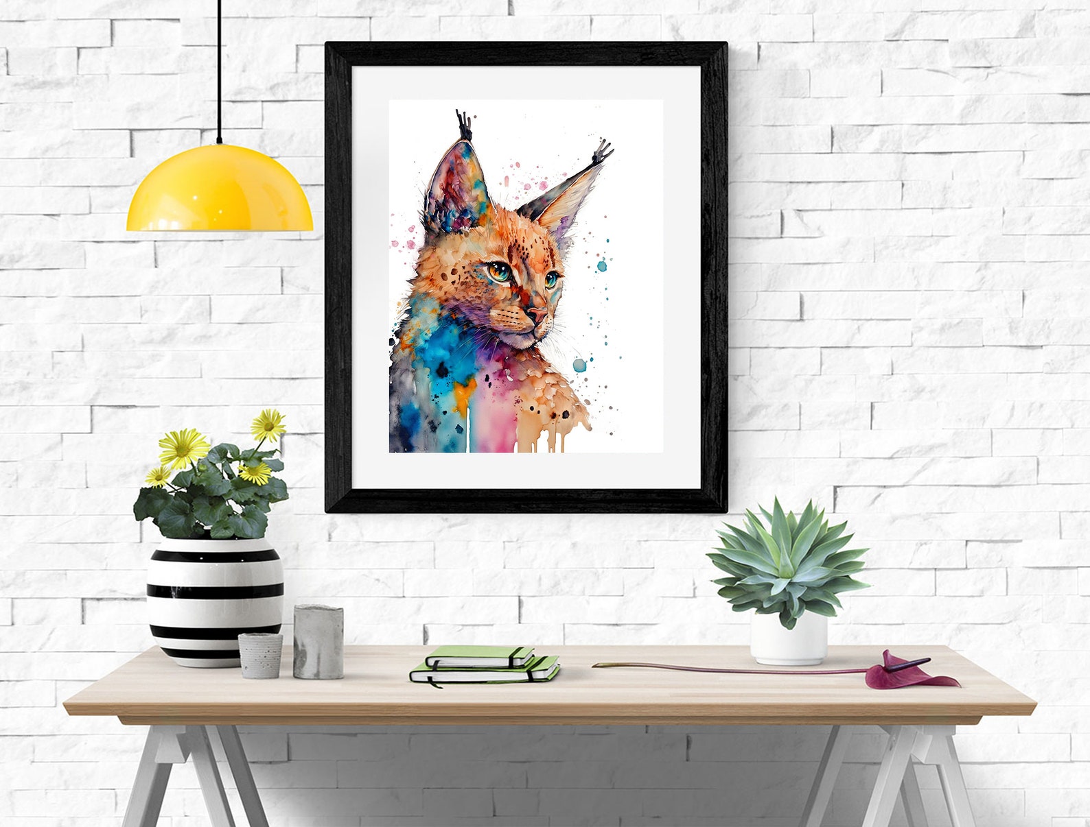 Lynx Watercolor PRINTABLE ART Lynx Print Instant Download Lynx - Etsy