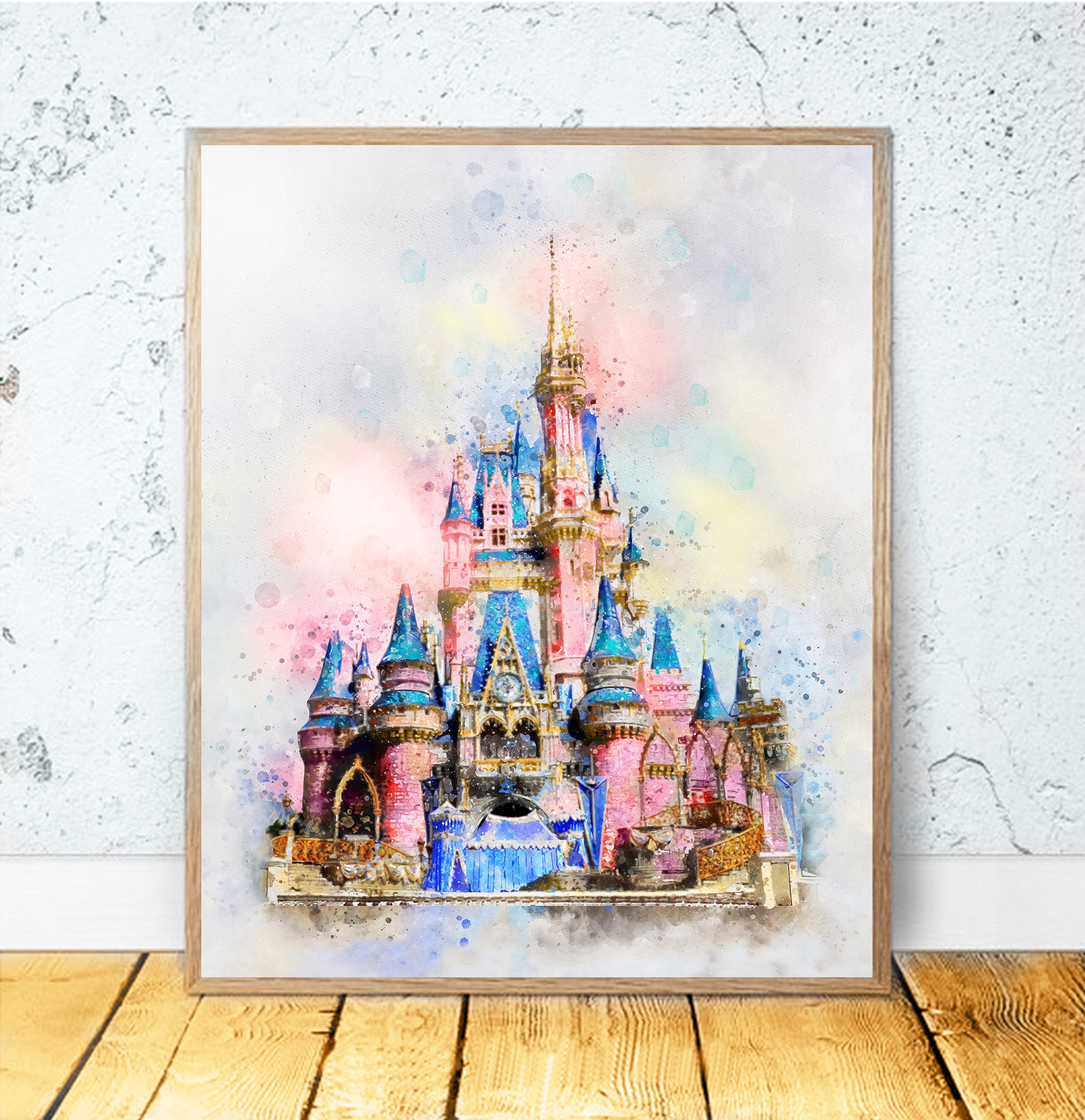 Disney Watercolor Castle