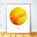 Solar System Set of 10 Watercolor Planets PRINTABLE ART Planet Space ...