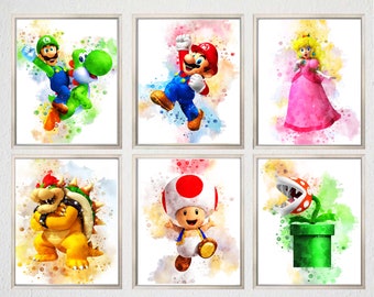 Super Mario Print | Etsy