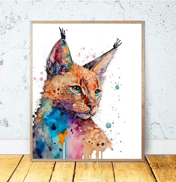 Colorful Watercolor Paintings Of Animals