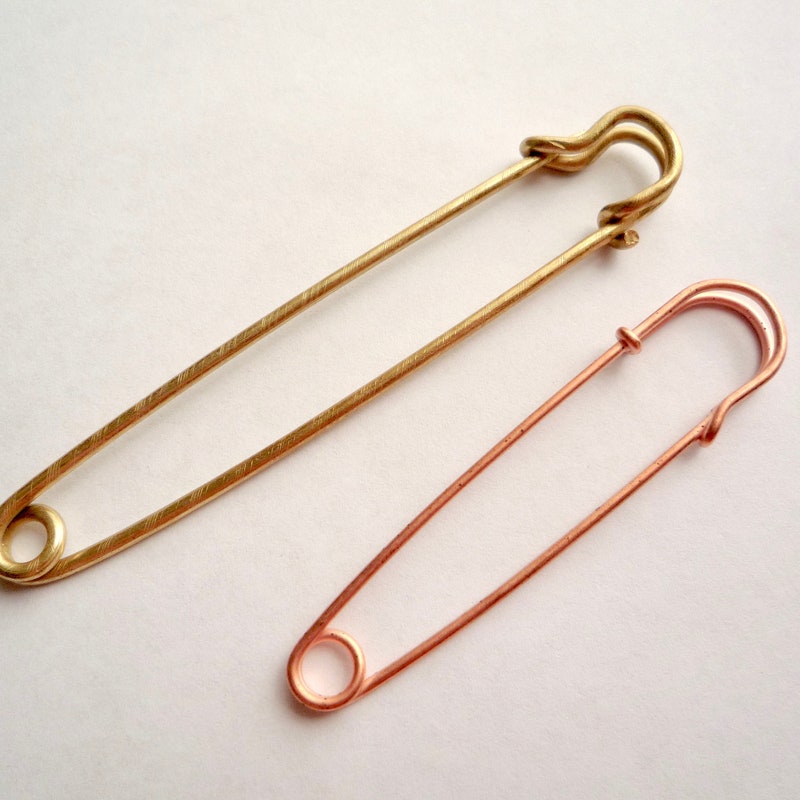 Antique Safety Pin - Etsy
