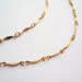 Delicate Gold Plated Steel Chain Vintage 15 & 1/2 Inch - Etsy