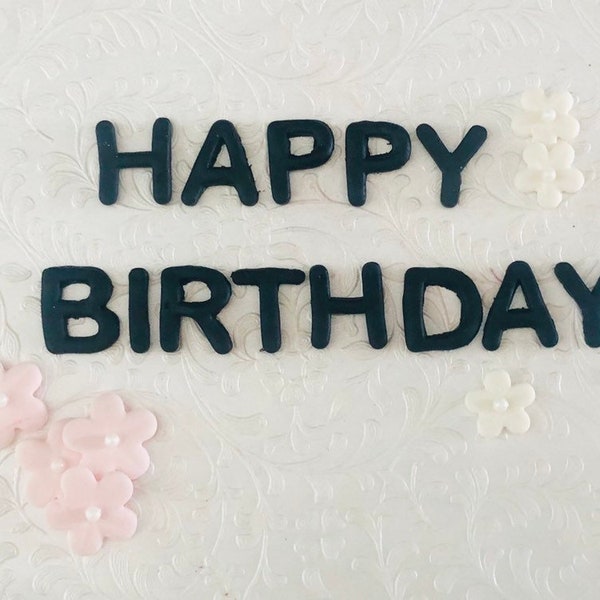 Fondant Letters - Etsy