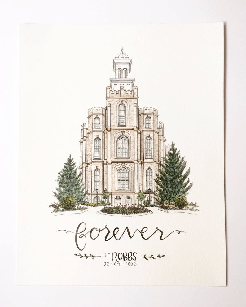 Logan LDS Temple Print - Etsy