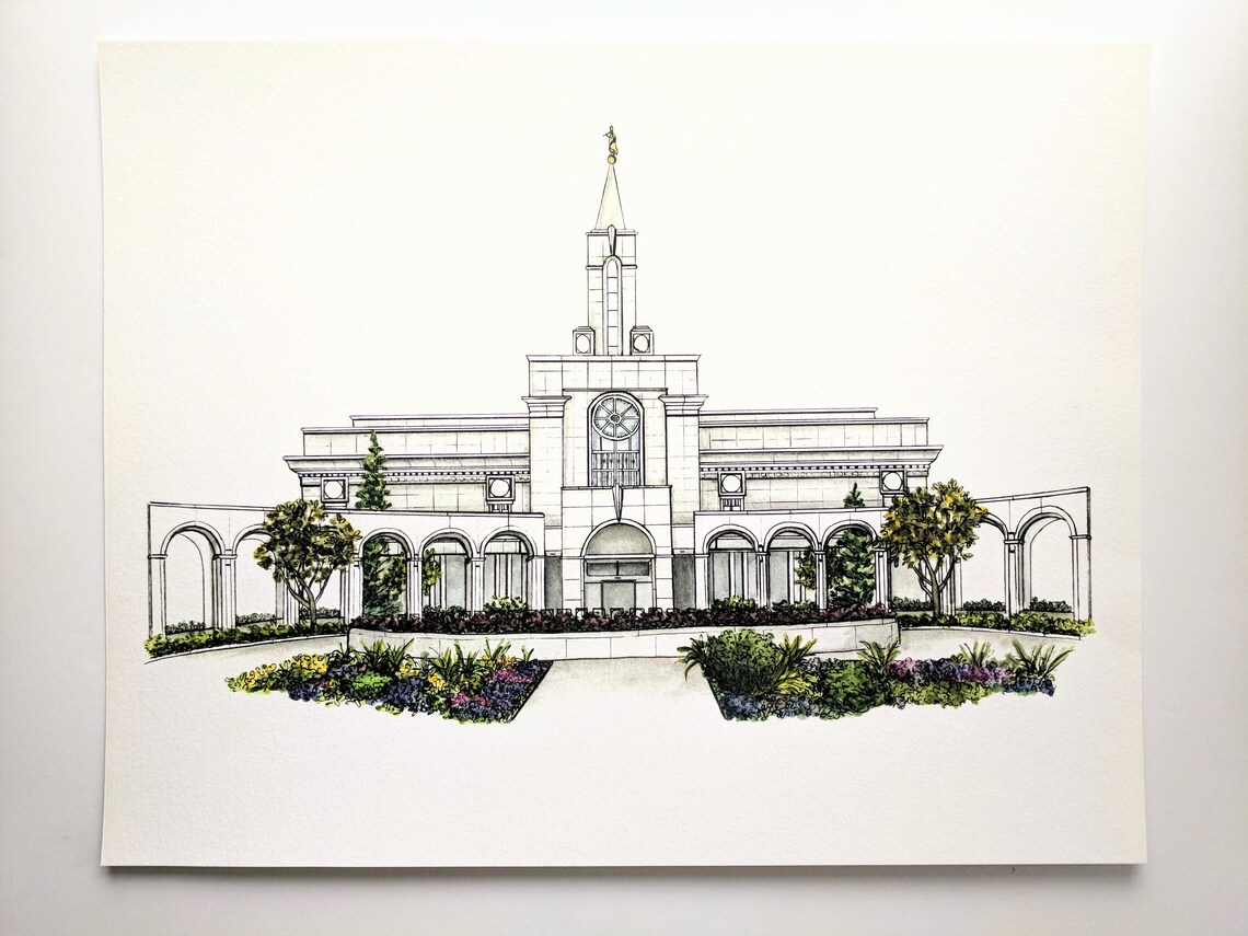 Bountiful LDS Temple Print | Etsy