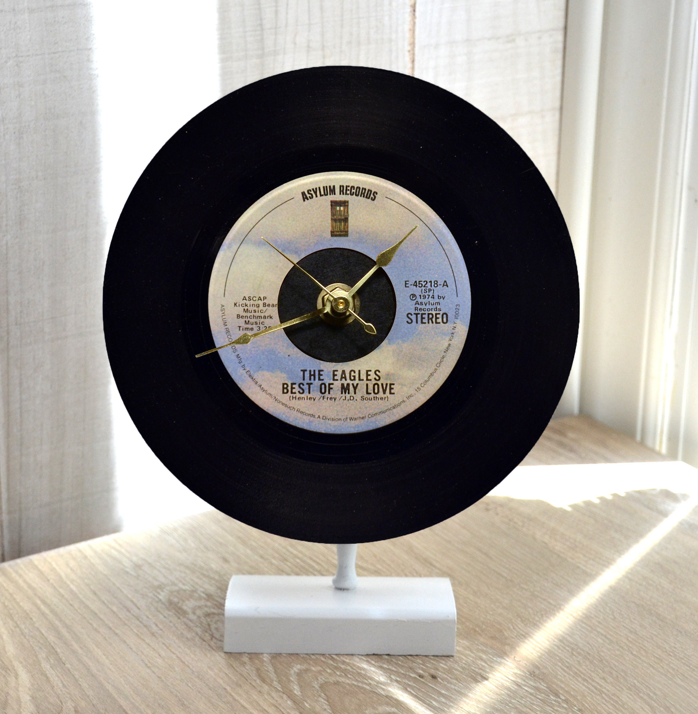 EAGLES best of My Love Desk or Wall Record Clock With Handmade Custom ...