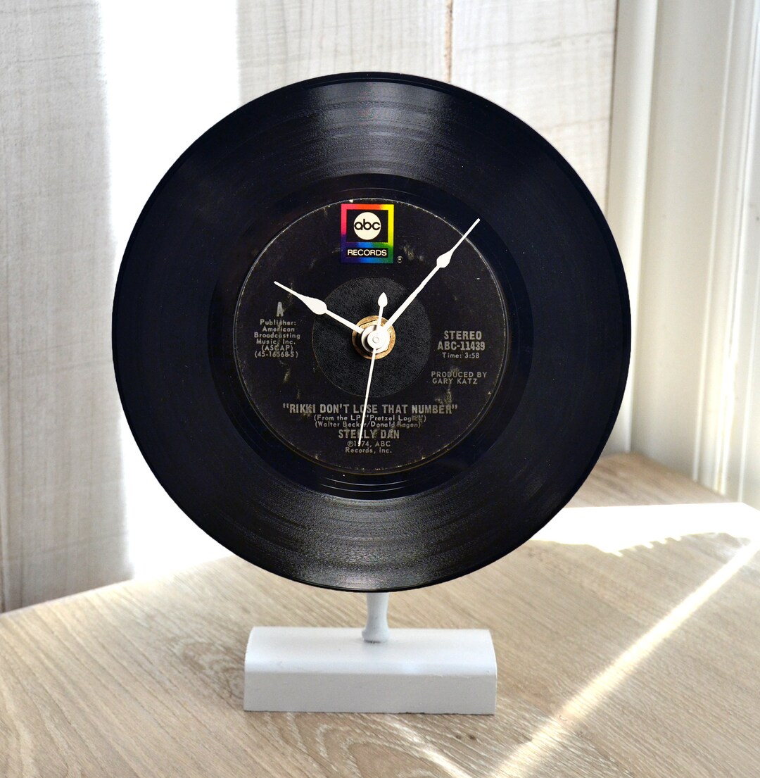 STEELY DAN rikki Don't Lose That Number Desk or Wall Record Clock With ...
