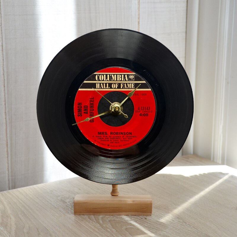 Vinyl Record Clock - Etsy