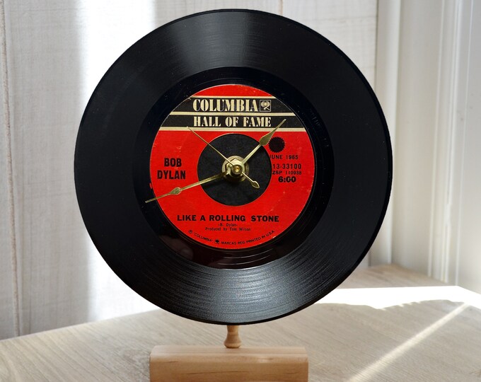 BOB DYLAN "like A Rolling Stone" Desk or Wall Record Clock With ...