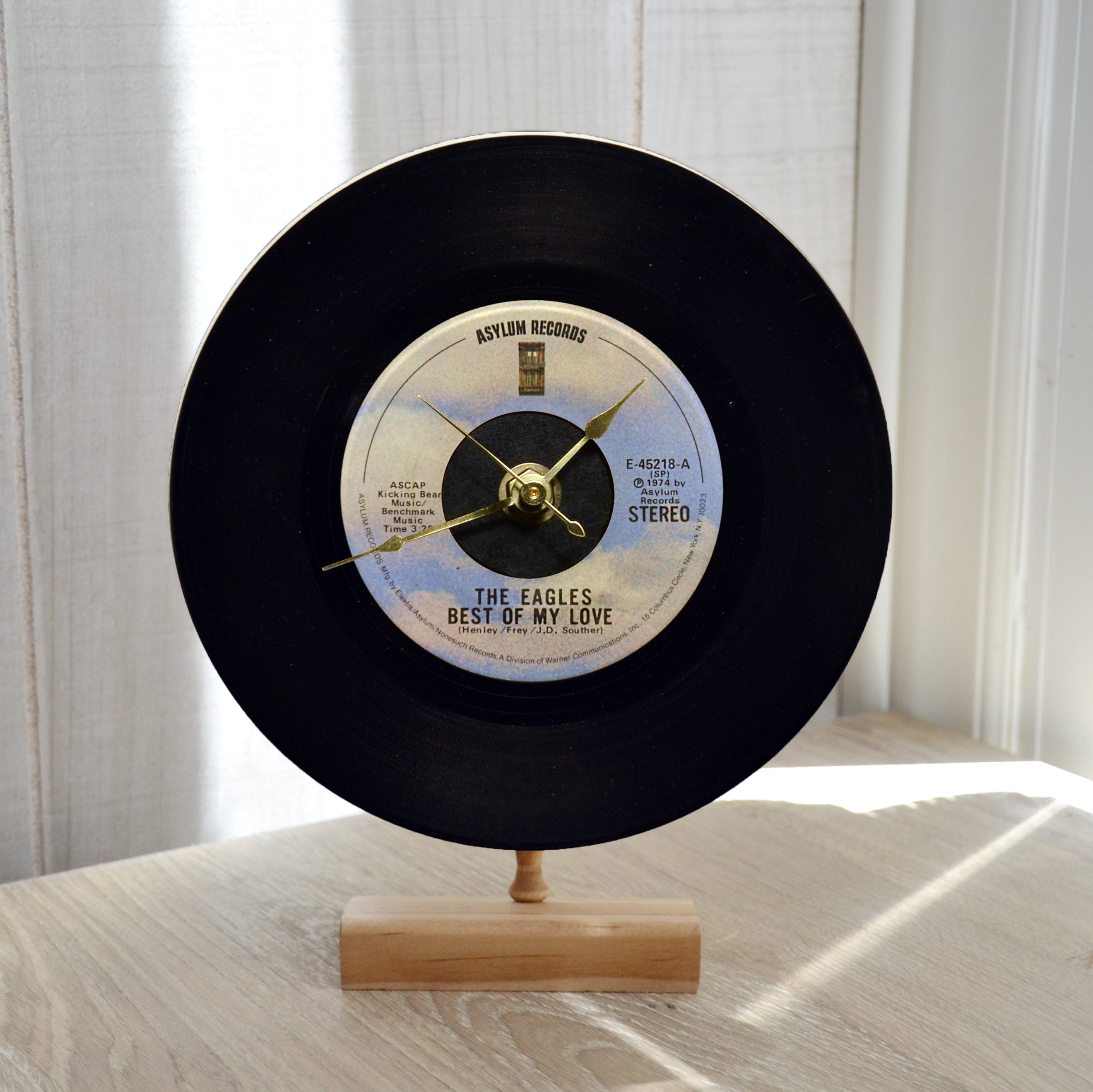 EAGLES best of My Love Desk or Wall Record Clock With Handmade Custom ...