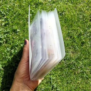 Album With 350 Psc Real Dried Pressed Floral Leaves and Blossoms, Set ...