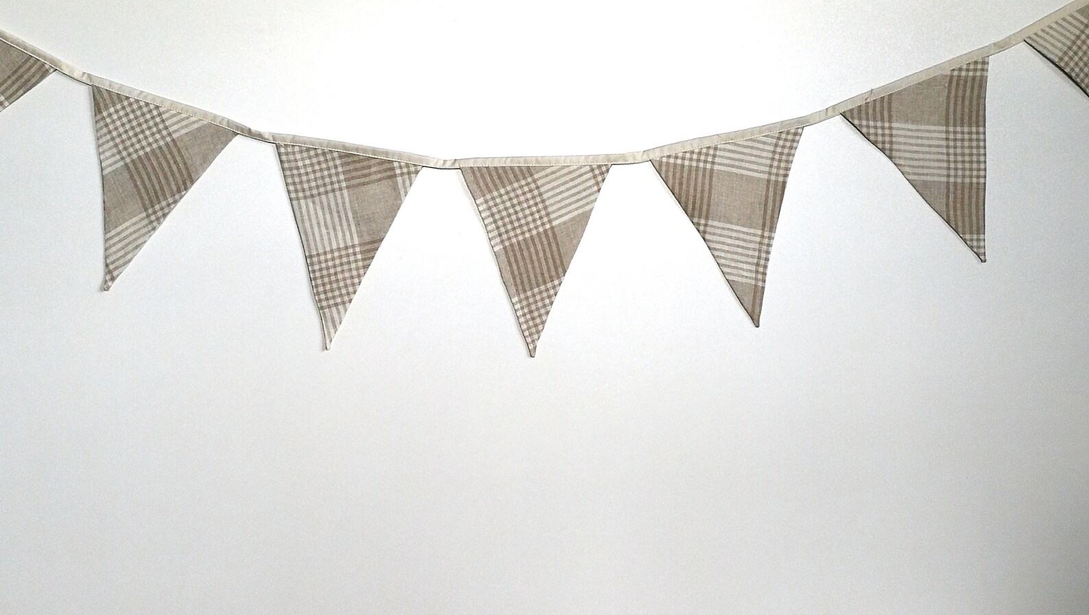 Linen Pennant Garland: Fabric Flag Banner Birthday Party - Etsy