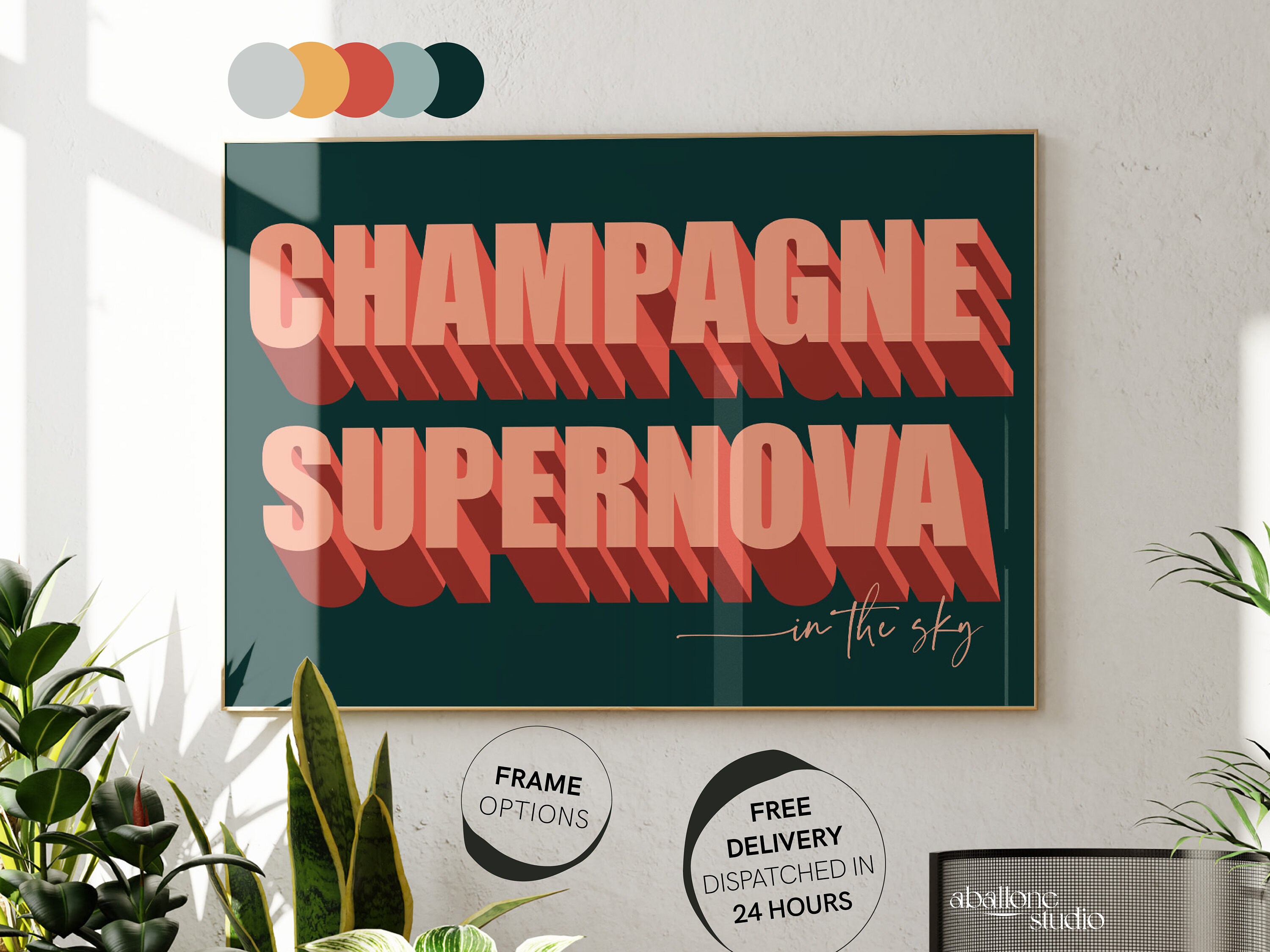 Champagne Supernova Space