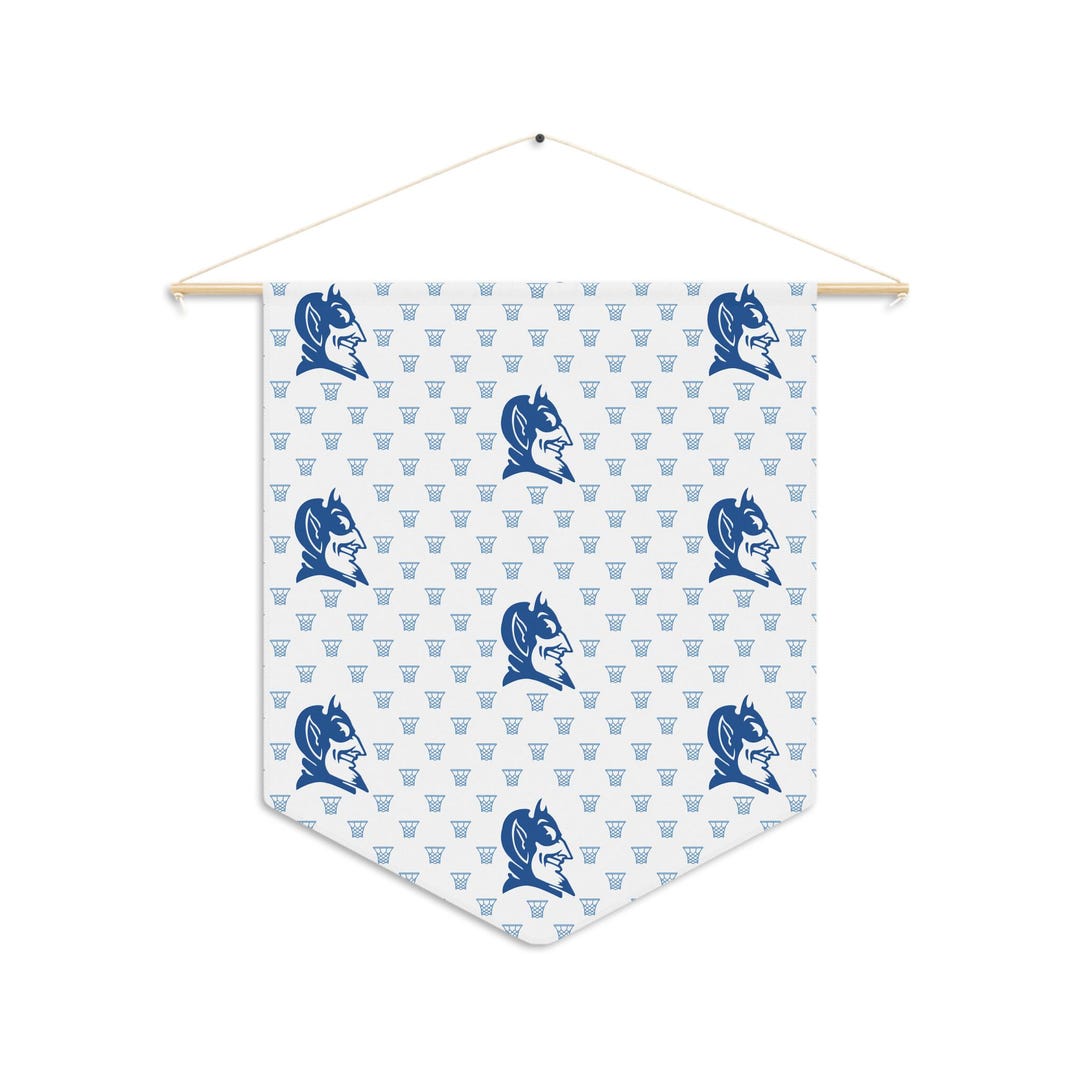 Duke Blue Devils Basketball Pennant - Etsy