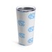 UNC Chapel Hill Grey Stripe 20oz Tumbler - Etsy