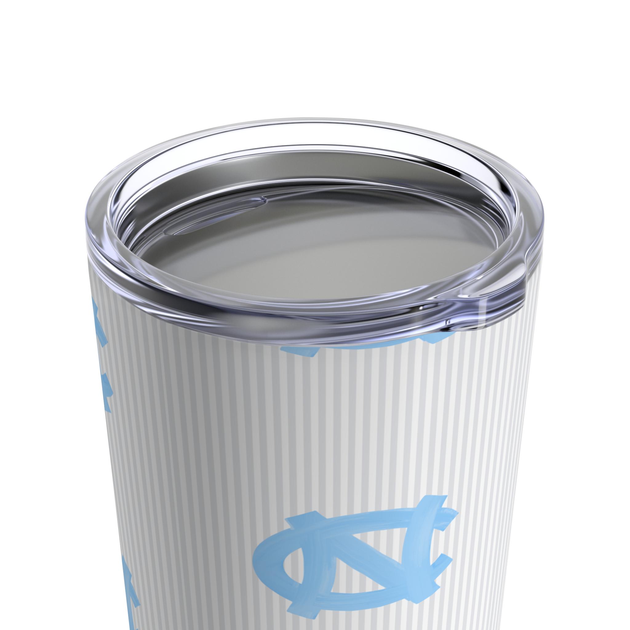 UNC Chapel Hill Grey Stripe 20oz Tumbler - Etsy