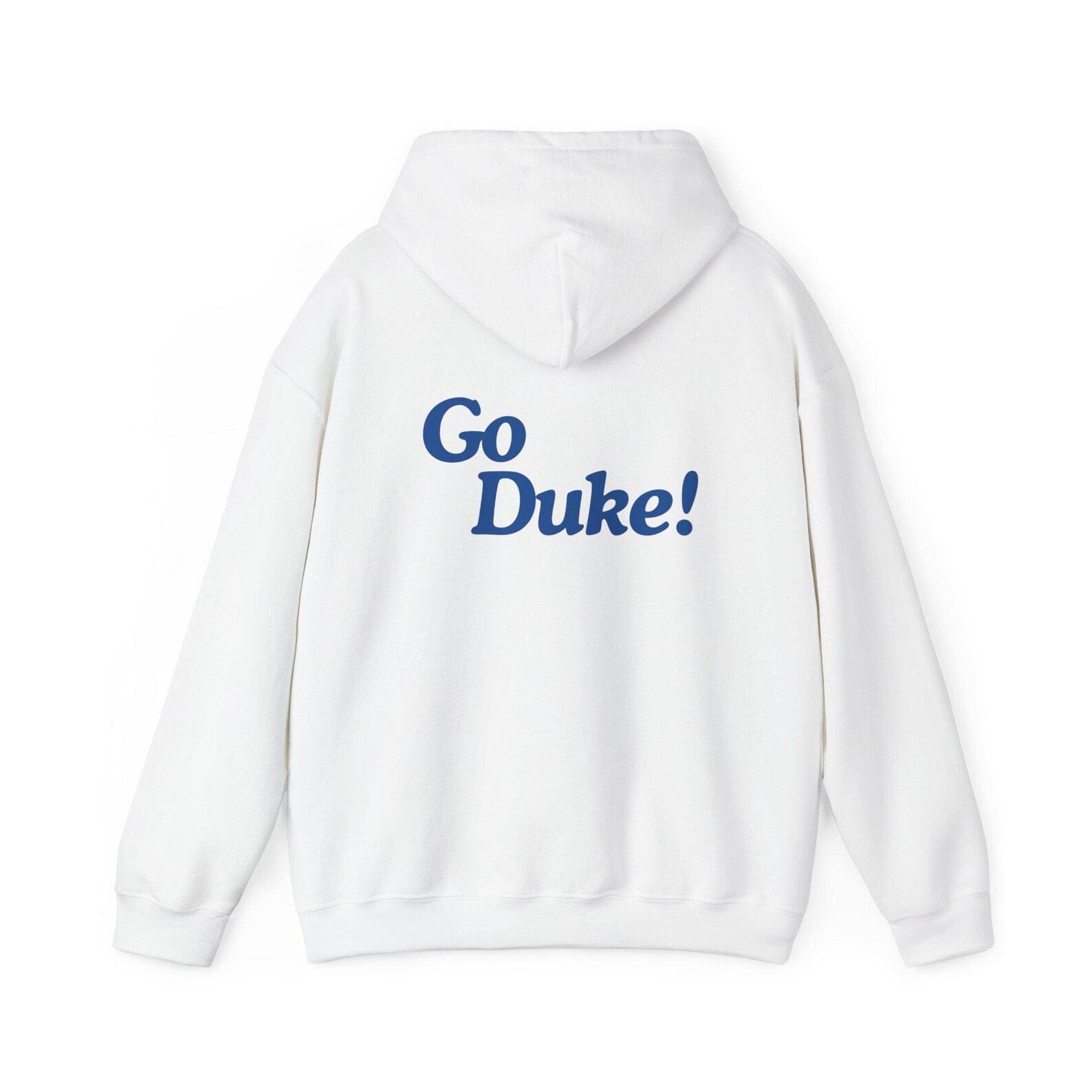 Go Duke Vintage Text Hoodie, Blue Devil Unisex Hoodie, Retro College ...