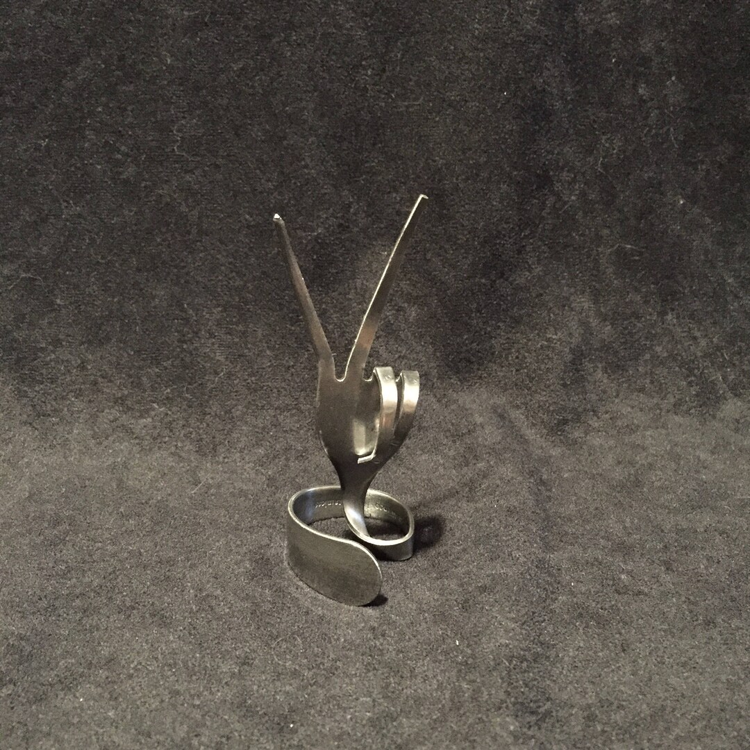 Fork Art Silverware Peace Sign Sculpture - Etsy