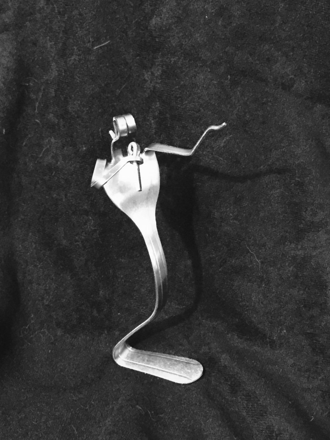 Fork Art Silverware Singer Figurine - Etsy