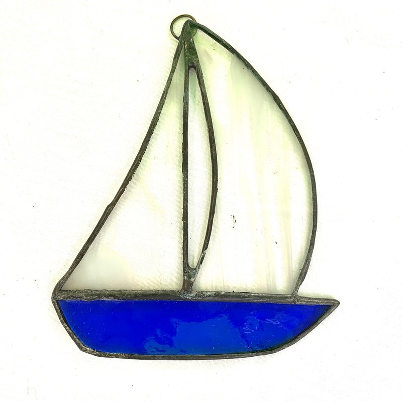 Stained Glass Sailboat - Etsy