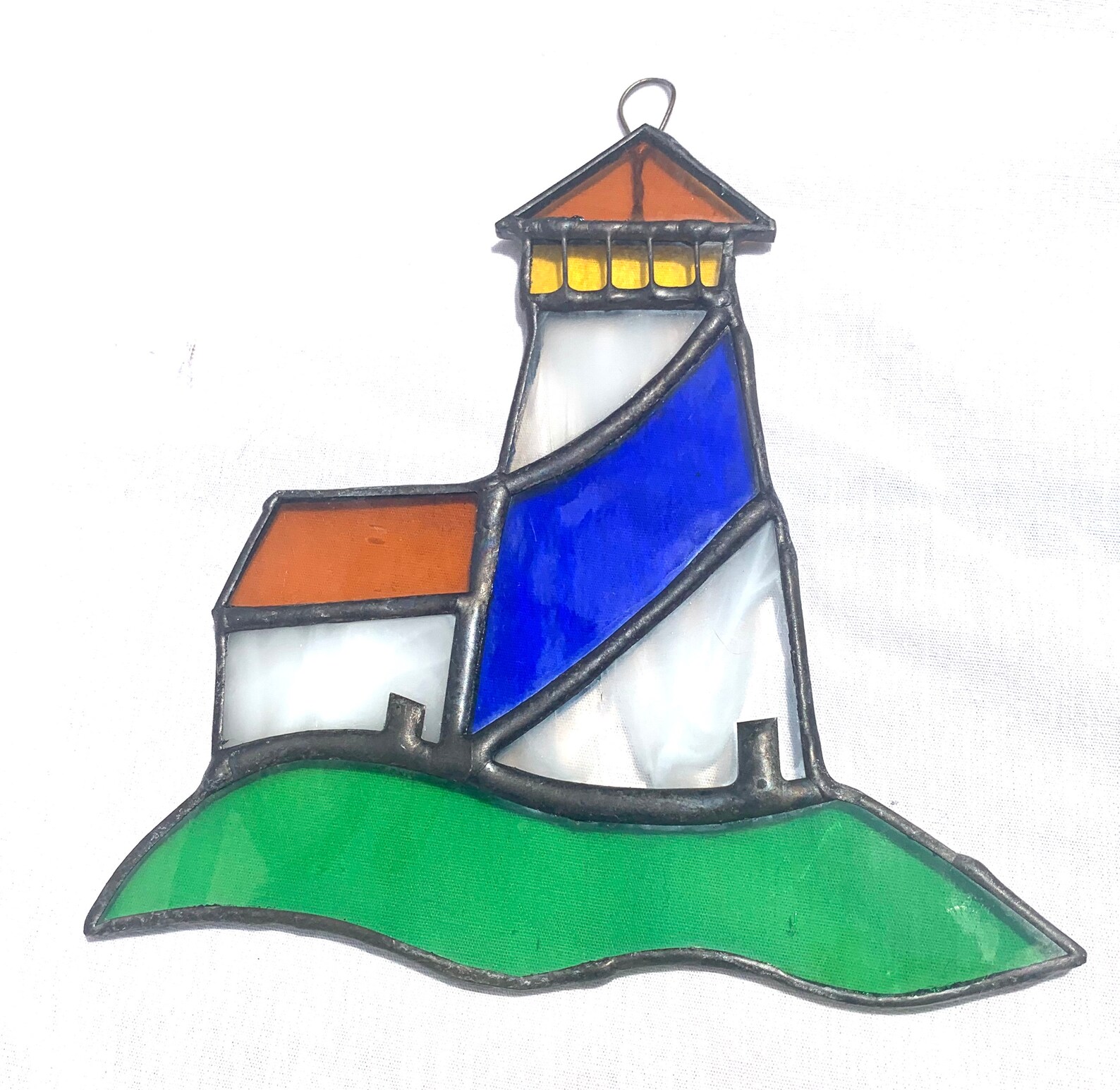 Stained Glass Lighthouse Suncatcher - Etsy