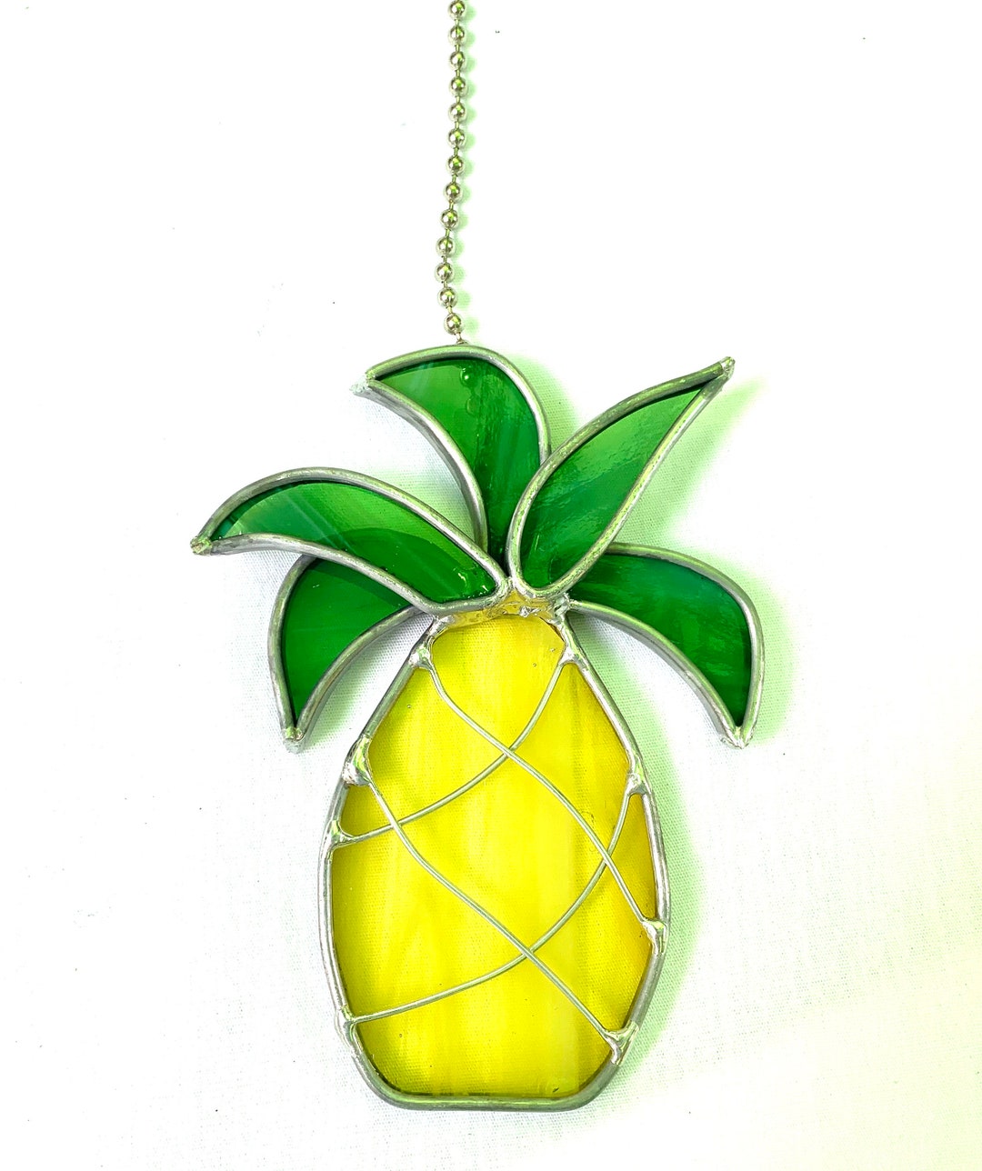 Stained Glass Pineapple Ceiling Fan Pull - Etsy
